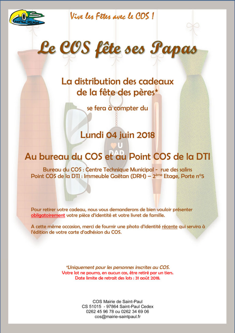 Le COS fête ses Papas! – COS de Saint-Paul