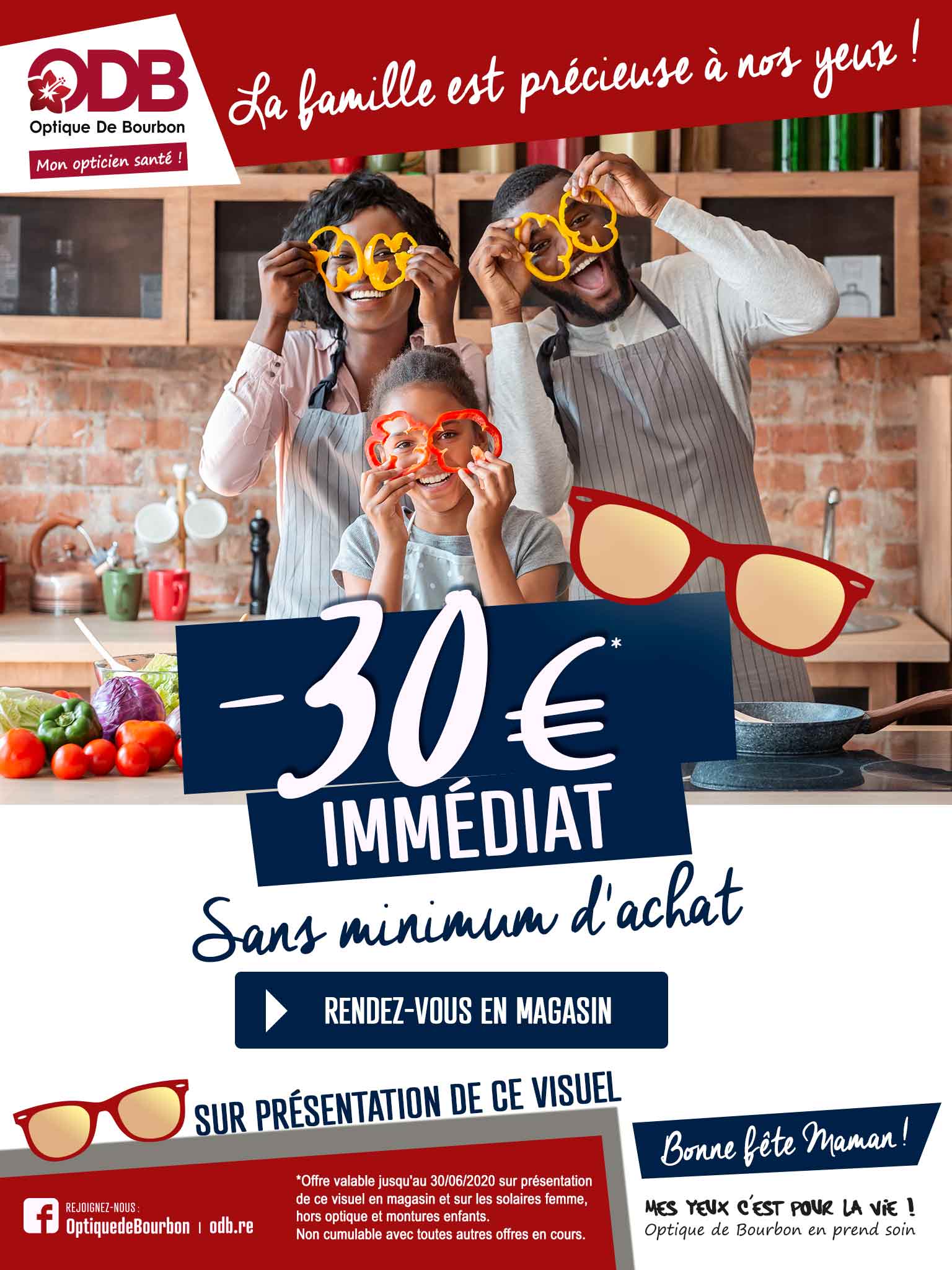 Offre fête des mères Optique de Bourbon – COS de Saint-Paul