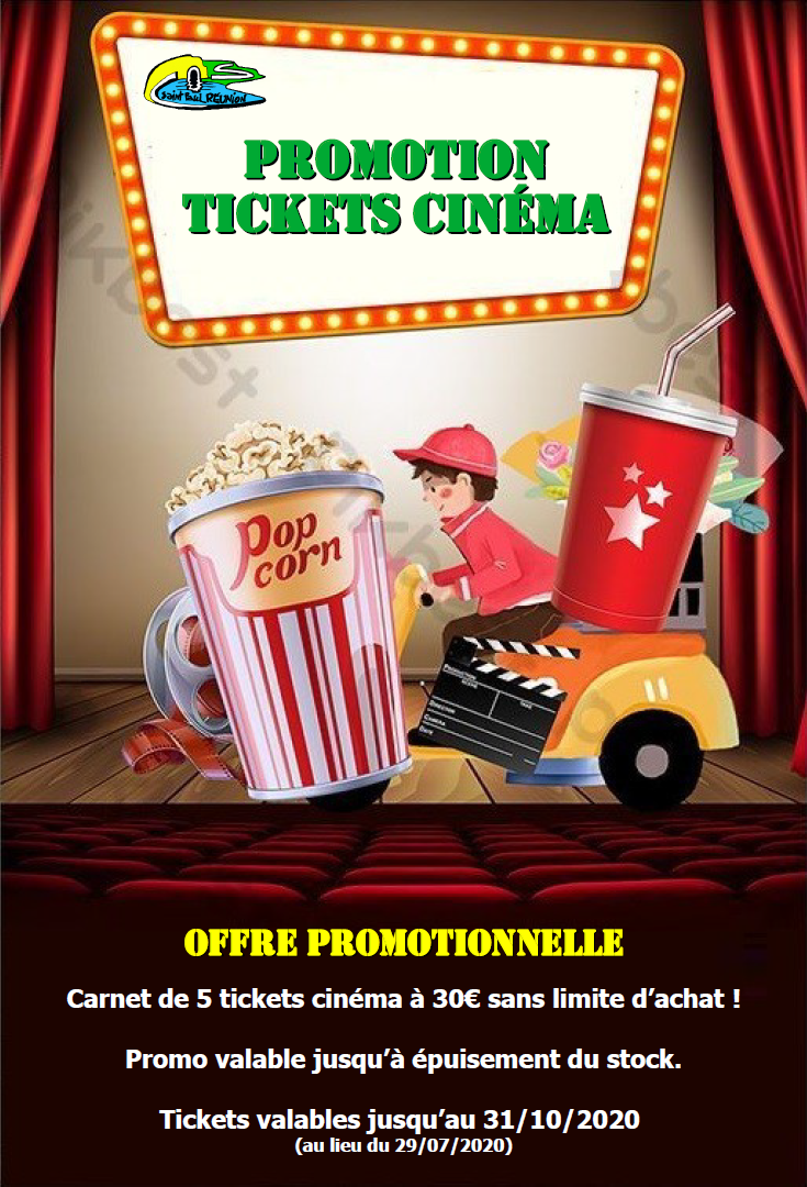 Promotion Tickets Cinéma – COS de Saint-Paul