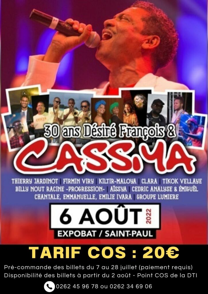 Cassiya en concert au parc ExpoBat – COS de Saint-Paul