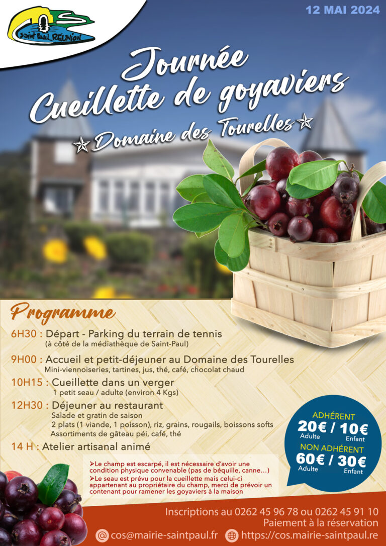 Journée Cueillette de goyaviers – 12 mai 2024 – COS de Saint-Paul