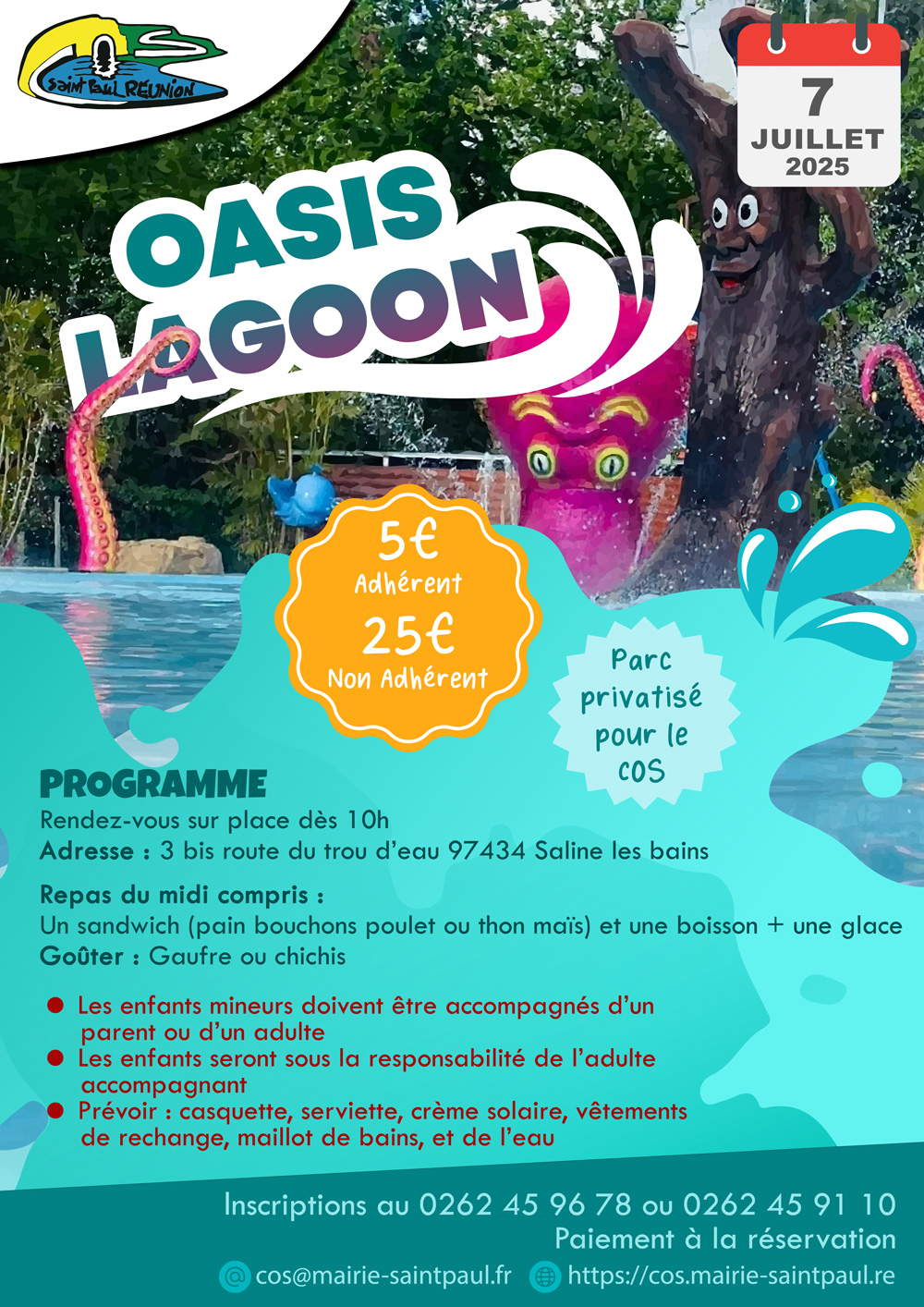 Oasis Lagoon – 7 juillet 2025 – COS de Saint-Paul